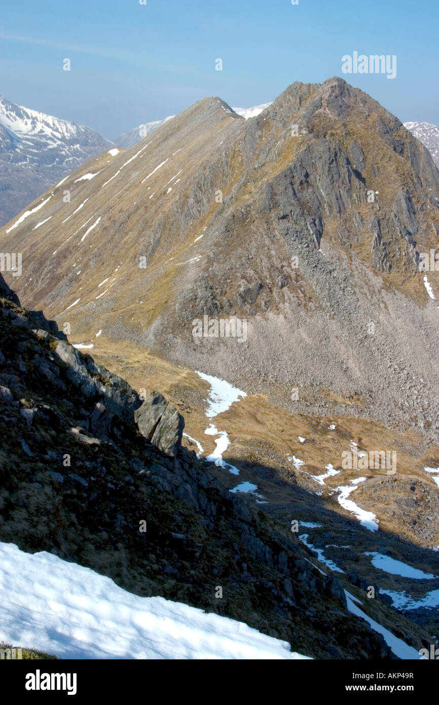 An Garbhanach, Mamores range nr Kinlochleven, Highlands of Scotland ...