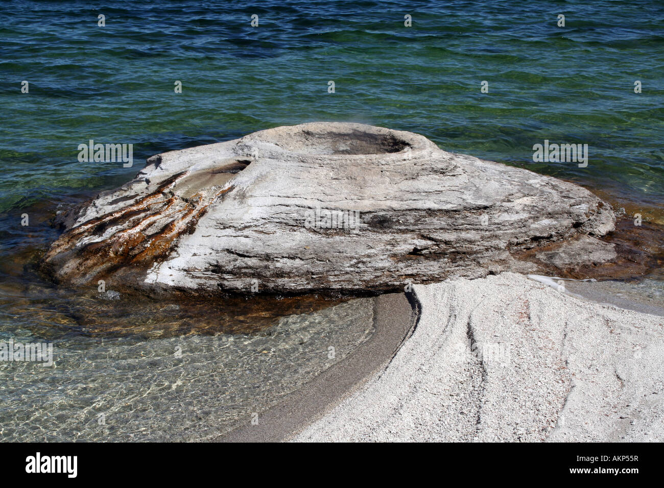 Fishing Cone, West Thumb Geyser Basin, Yellowstone Stock Photo - Alamy