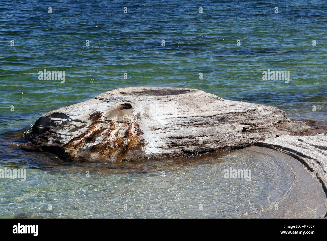 Fishing Cone, West Thumb Geyser Basin, Yellowstone Stock Photo - Alamy