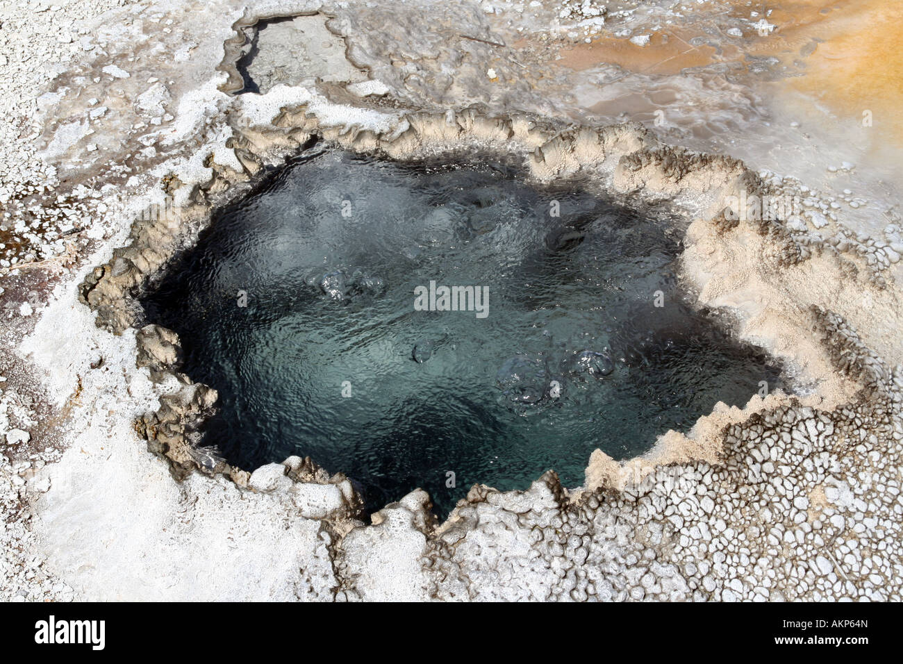 Chinese Spring, Upper Geyser Basin near Old Faithful, Yellowstone ...