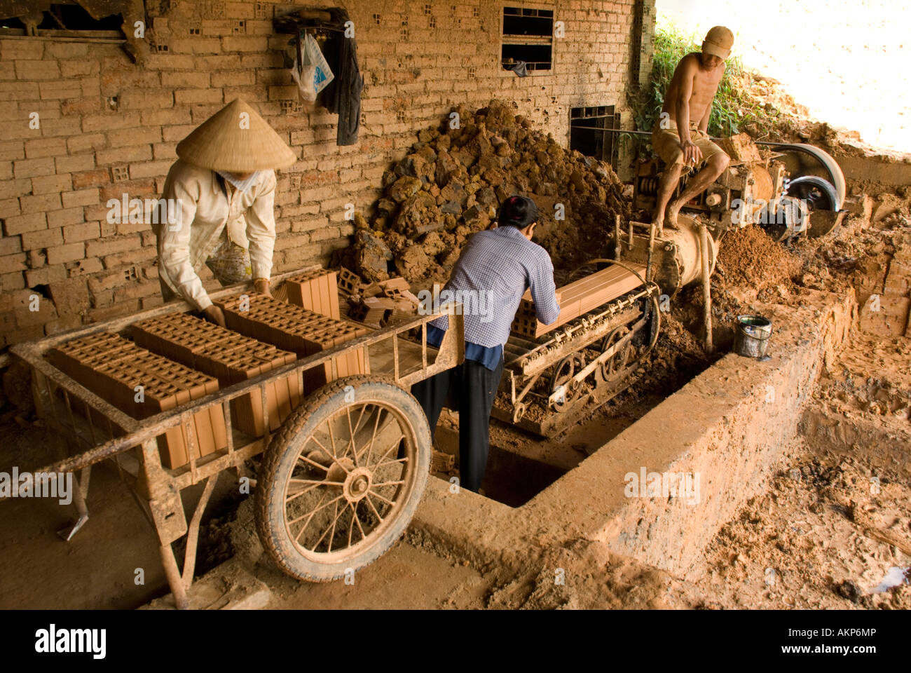Brick Factory Delta Vietnam High Resolution Stock Photography and ...