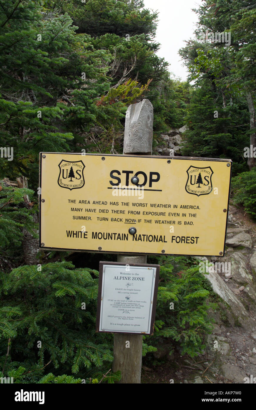 Presidential range warning sign hi-res stock photography and images - Alamy