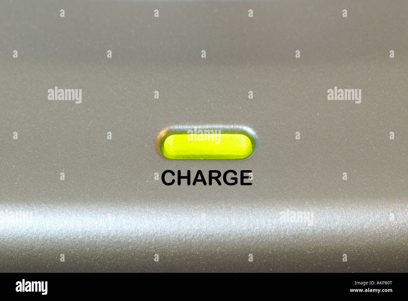 Green Charging Light Stock Photo - Alamy