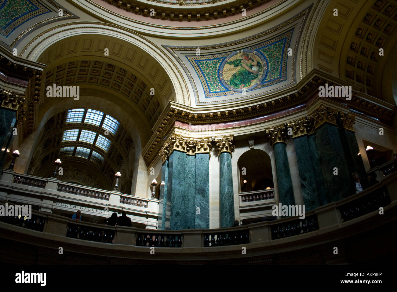 Interior, state capitol building, Madison, Wisconsin Stock Photo - Alamy