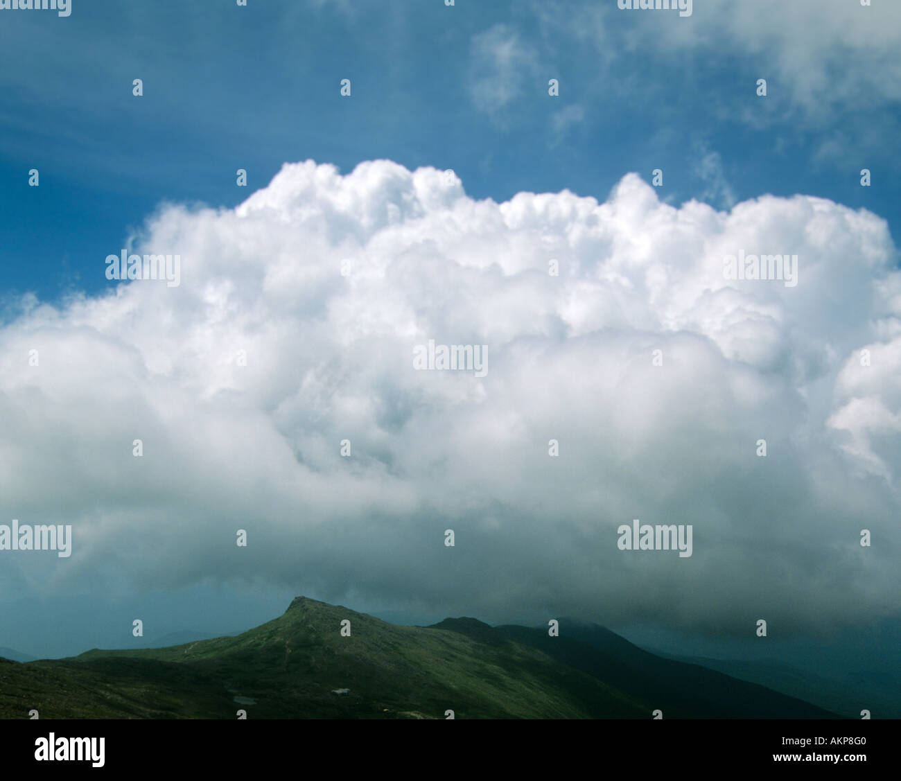 Appalachian Trail....Storm clouds surround Mount Monroe in the White ...