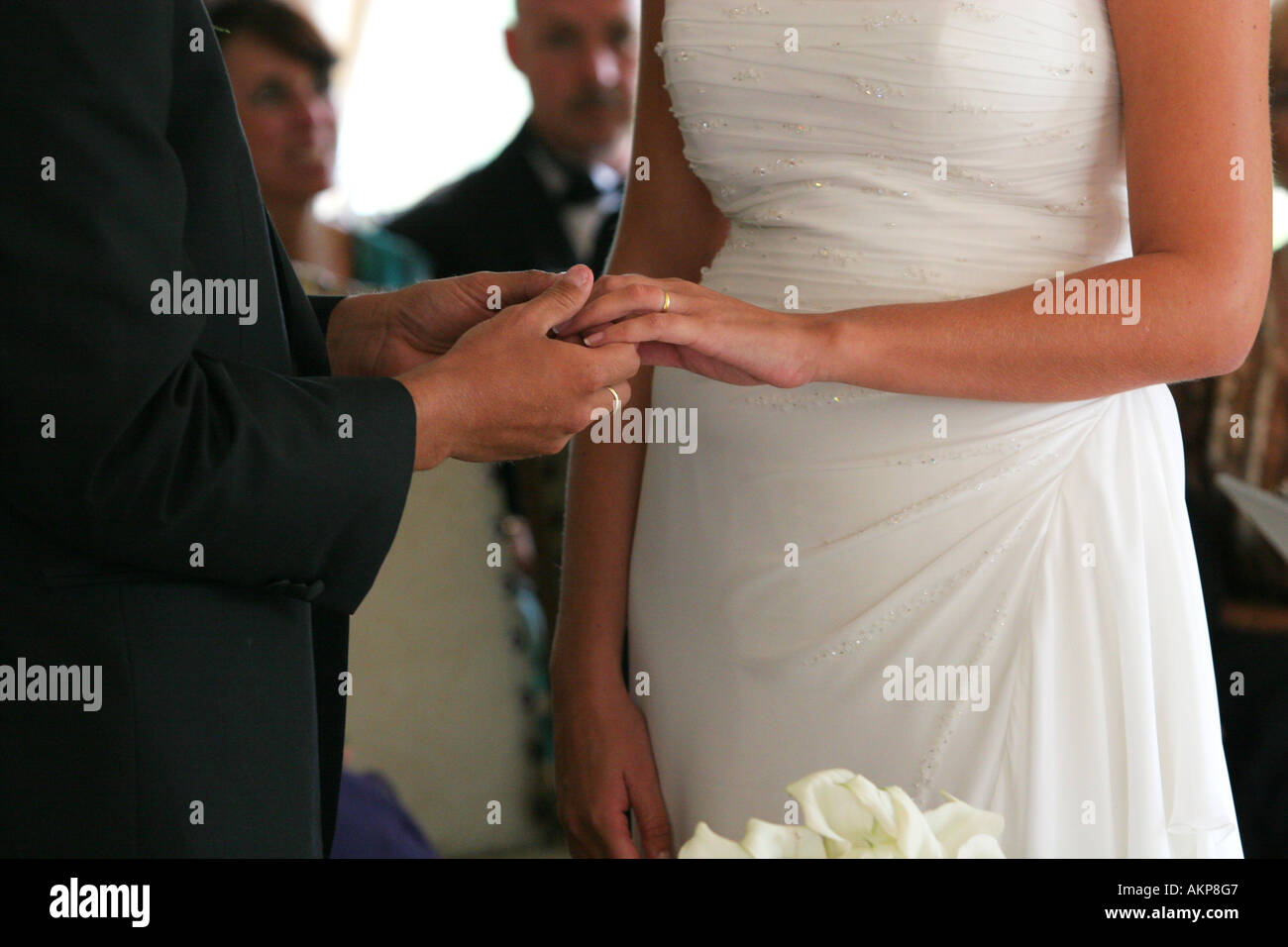 Traditional wedding ceremony exchange hi-res stock photography and ...