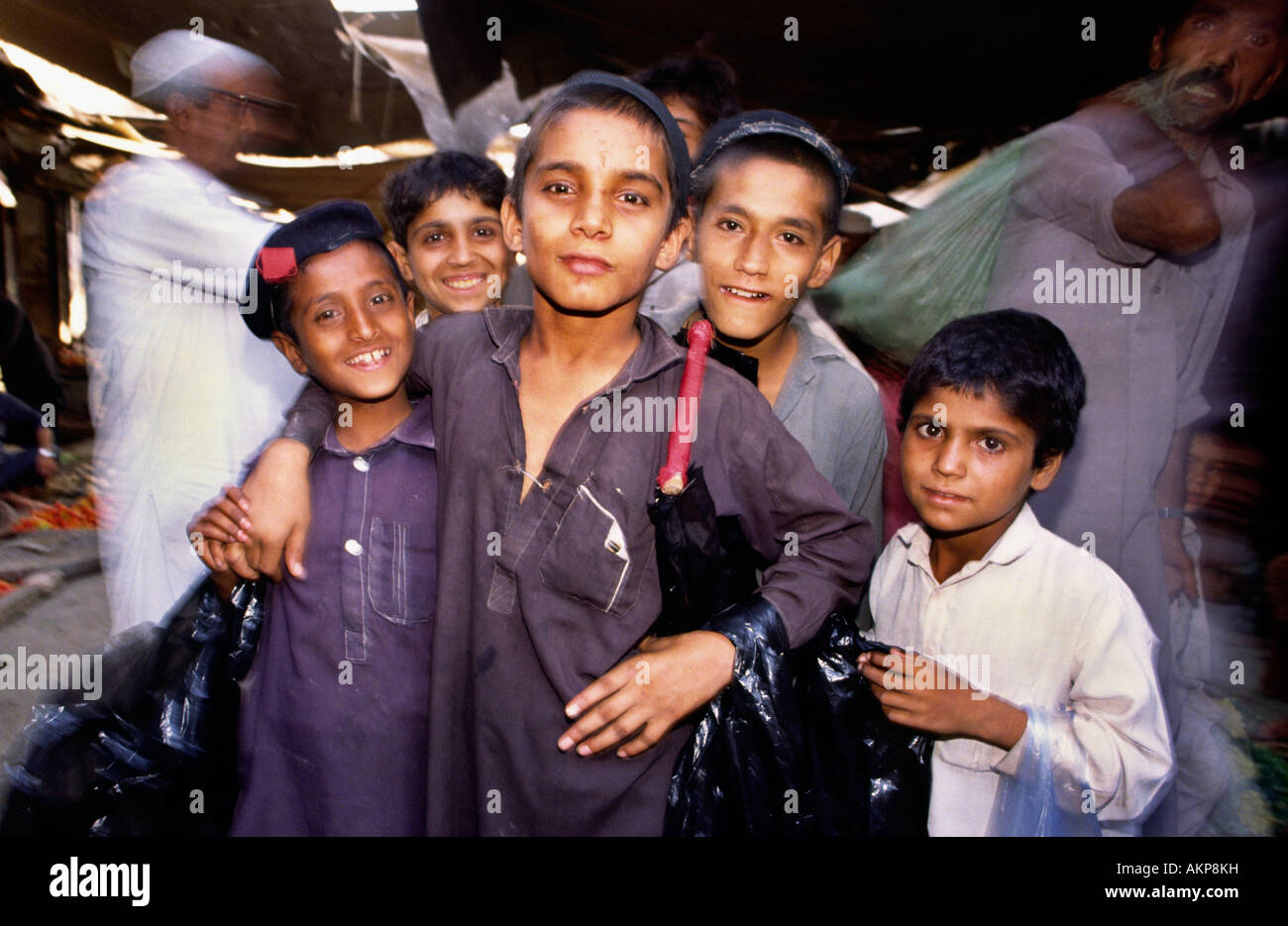 Pakistani boys. Peshawar, North Western Frontier Province, Pakistan ...