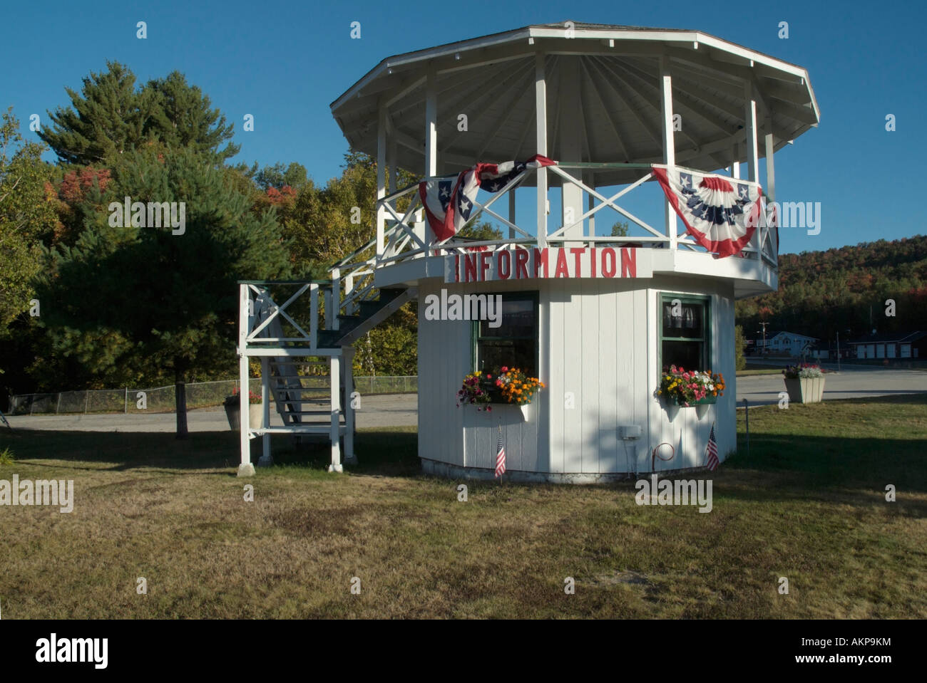 Informtion center at the junction of Route 302 and Route 3 in Twin ...