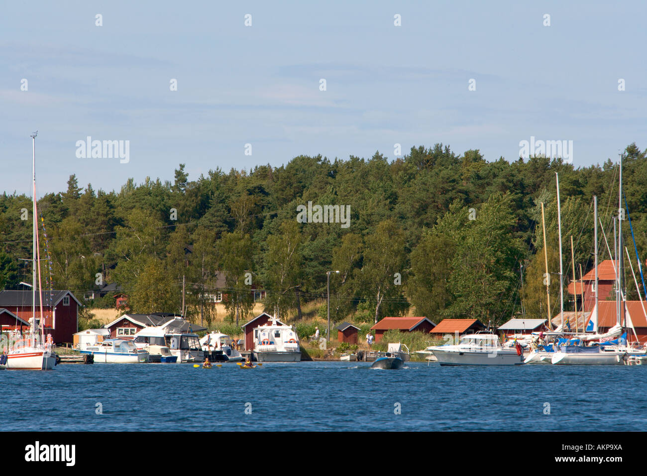 SWEDEN STOCKHOLM ARCHIPELAGO MOJA ISLAND Stock Photo - Alamy