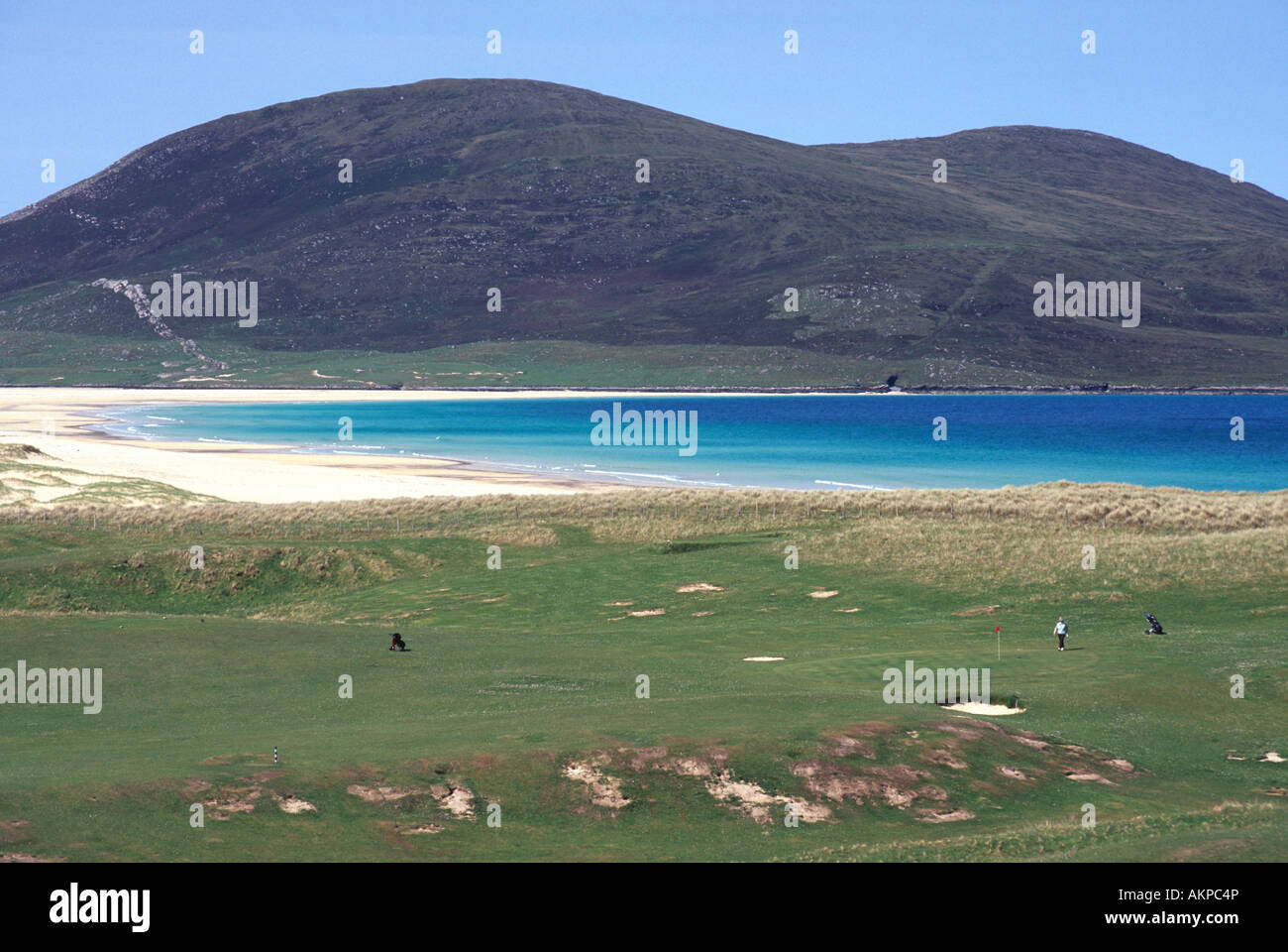 Isle of harris golf course at scarista beach, isle of harris, outer ...