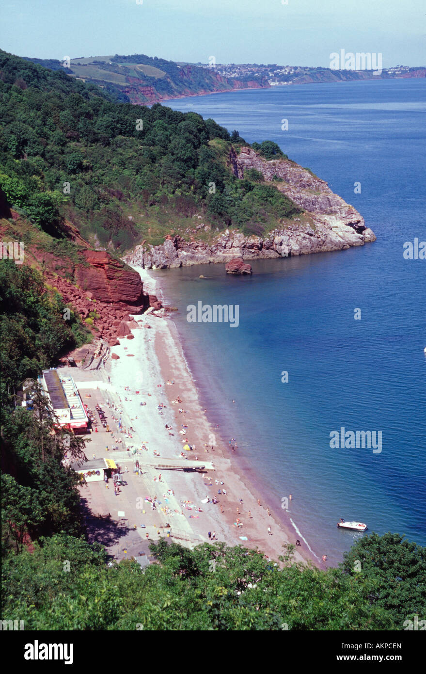 Oddicombe Beach is accessed via Babbacombe Cliff Railway babbacombe bay ...