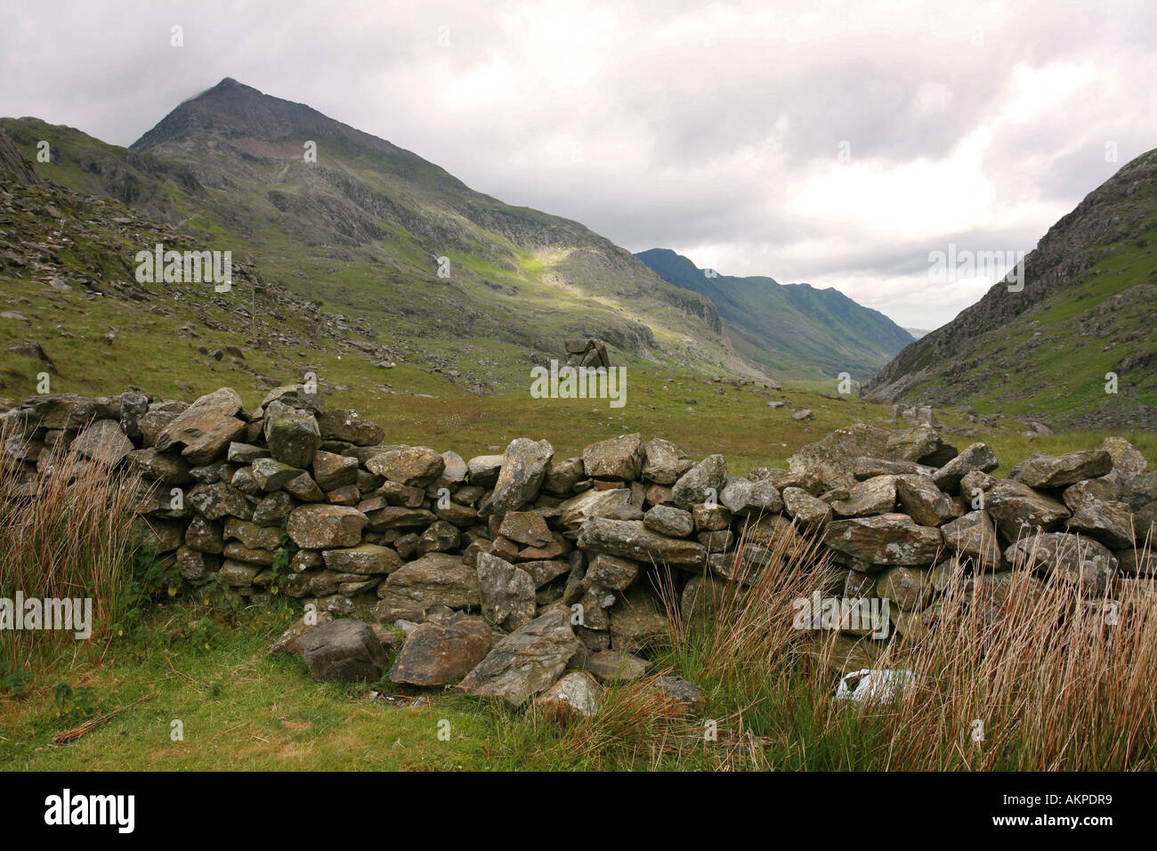 Snowdon mountain part of the Horse shoe pass popular climbing walking ...