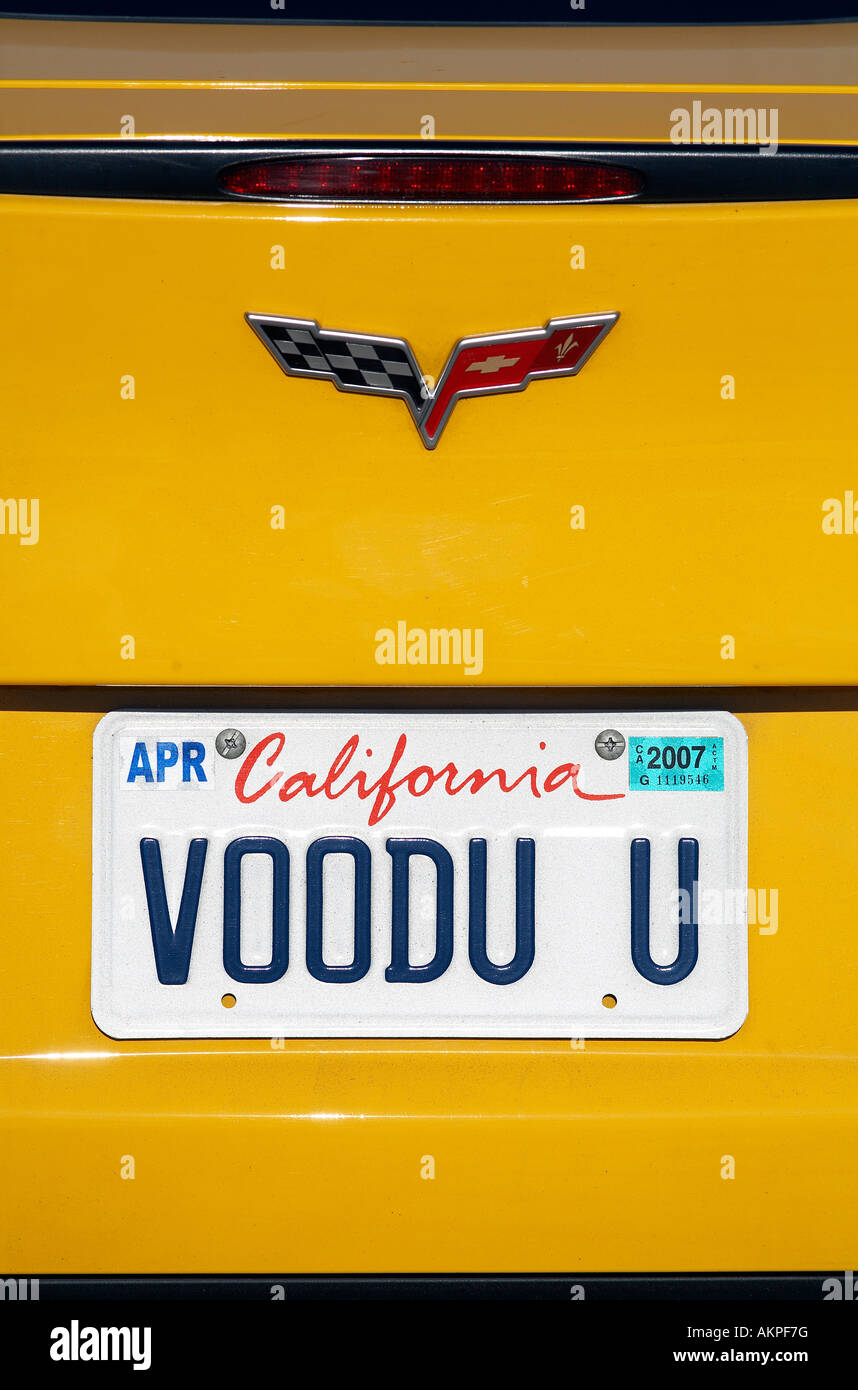 California registration plate hi-res stock photography and images - Alamy