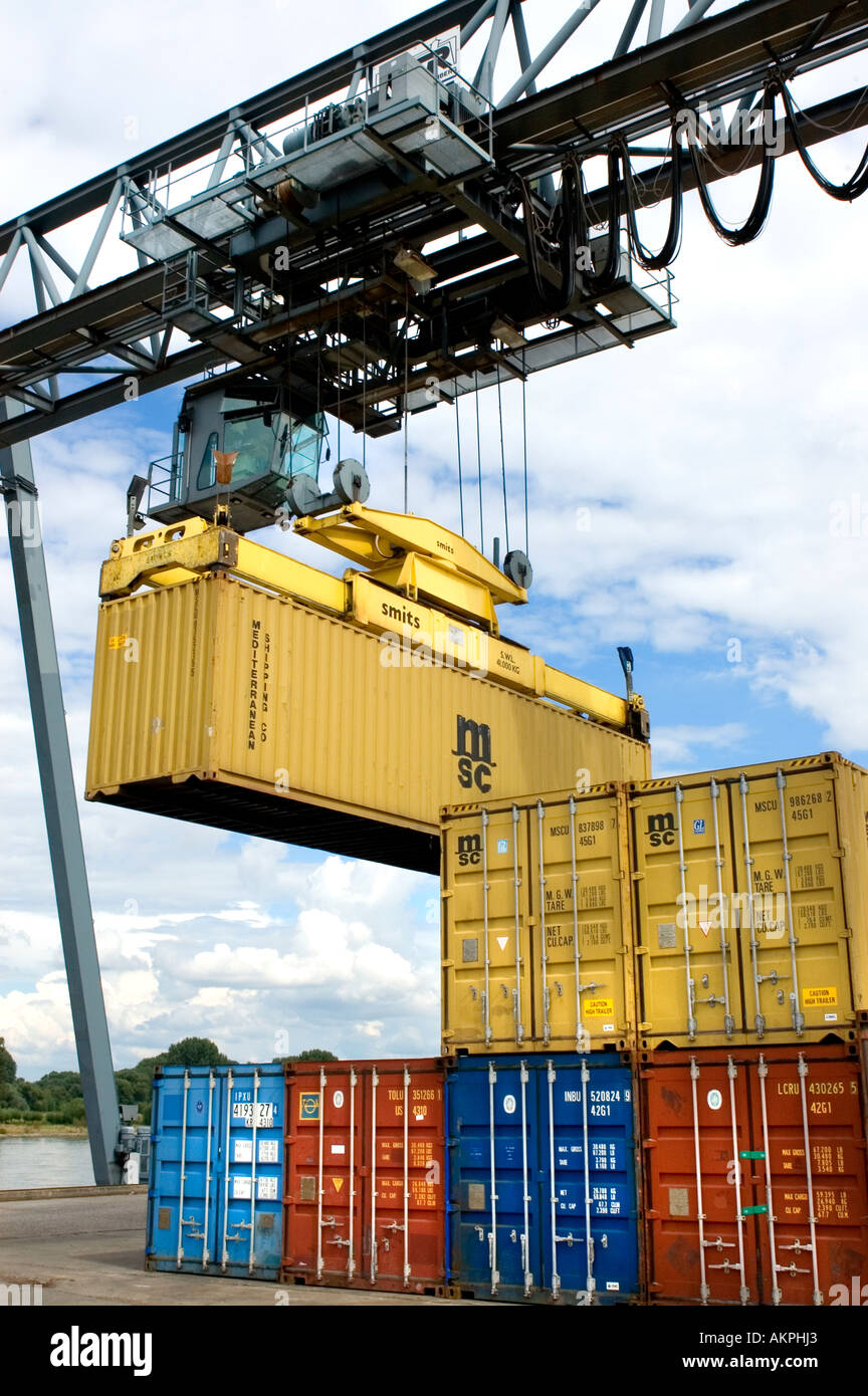 Container dock basel hi-res stock photography and images - Alamy