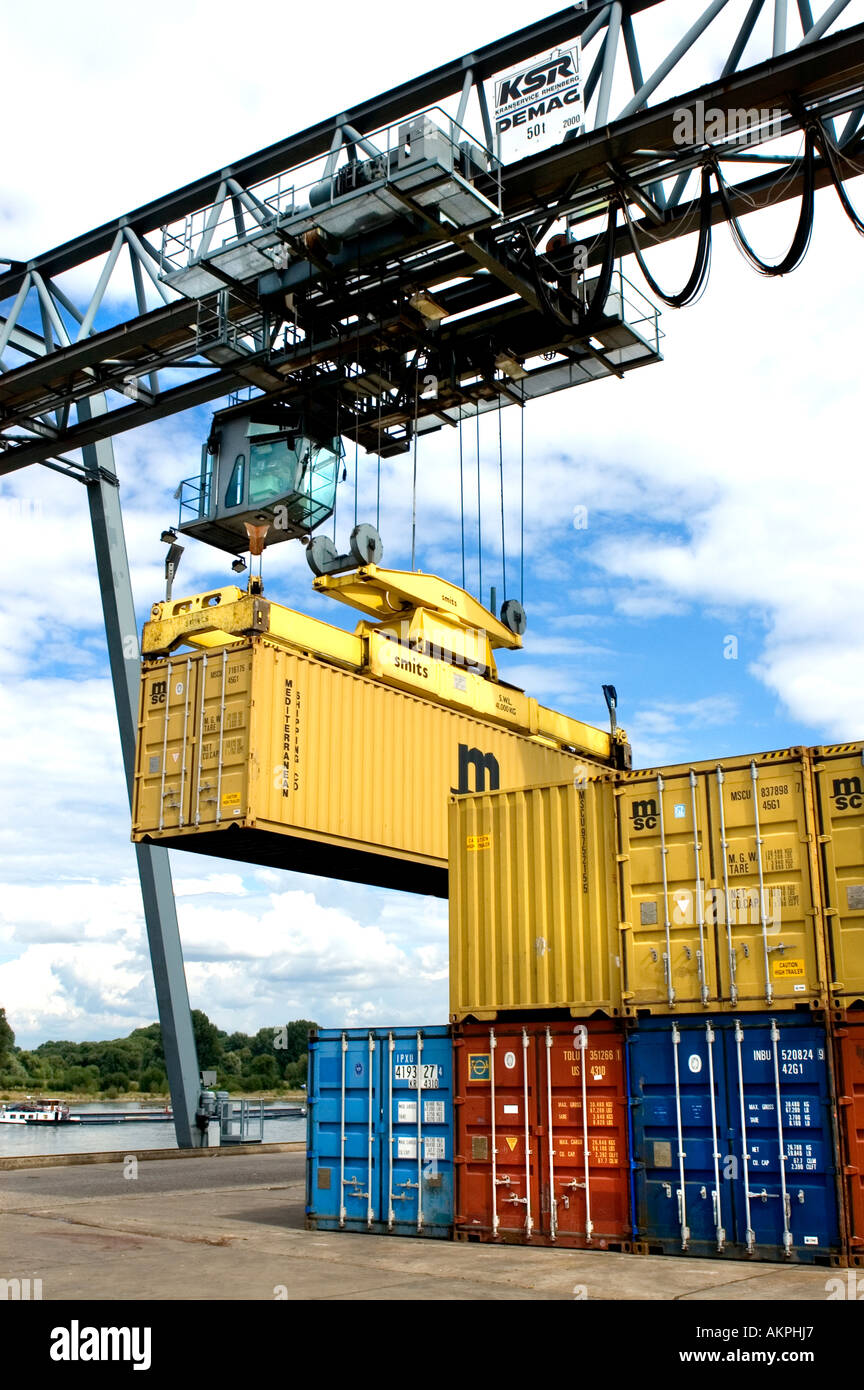 Container dock basel hi-res stock photography and images - Alamy