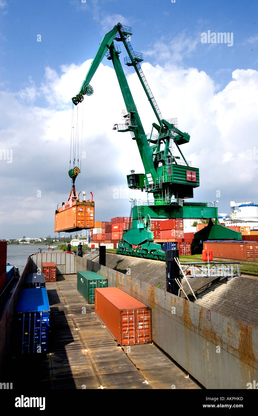Container dock basel hi-res stock photography and images - Alamy