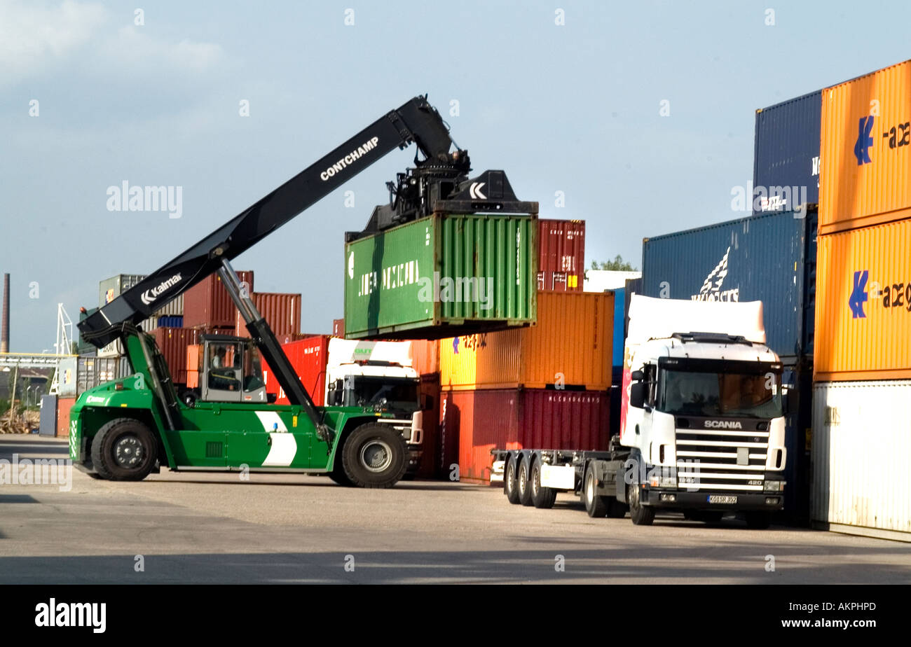 Container dock basel hi-res stock photography and images - Alamy