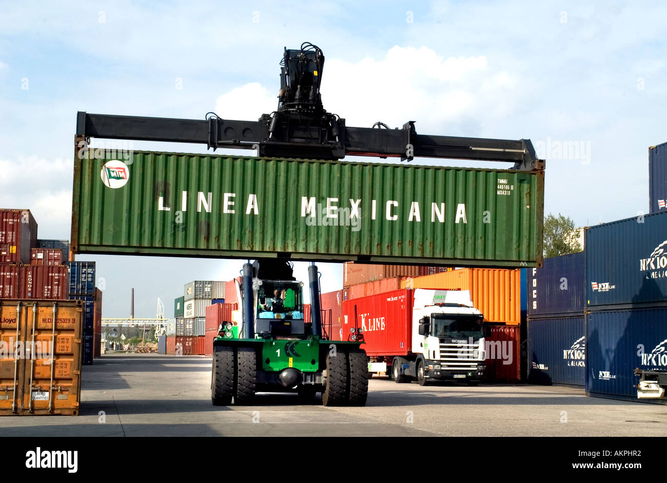 Netherlands Amsterdam port IJ docks Noordzeekanaal Stock Photo - Alamy