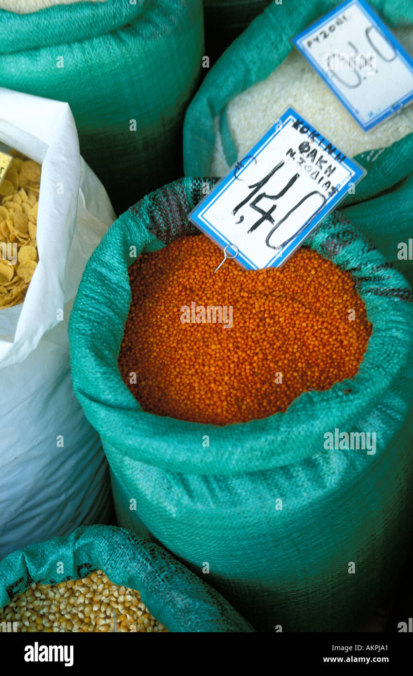 Athens pulses on the Central Market Stock Photo - Alamy
