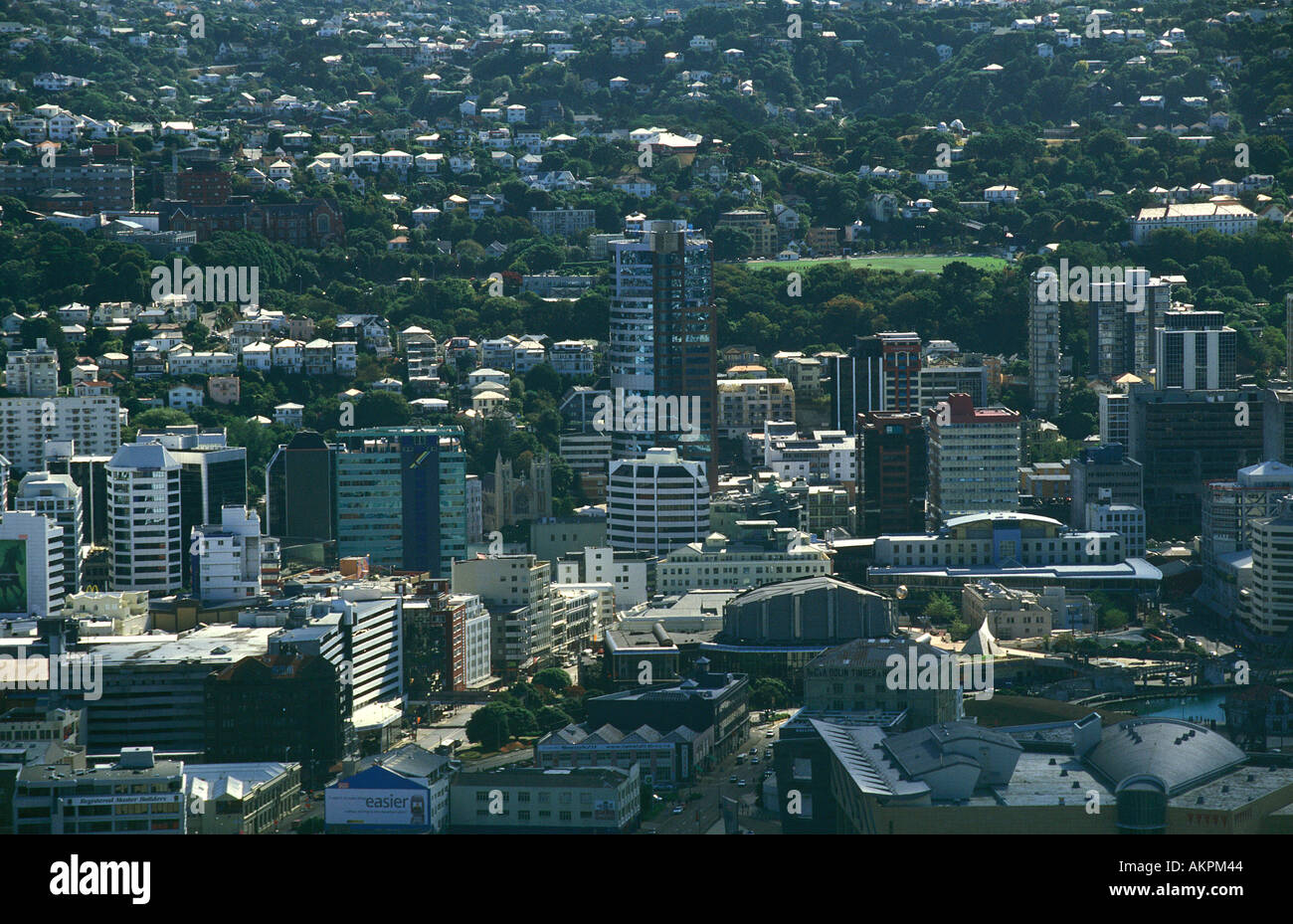 Wellington city overview hi-res stock photography and images - Alamy