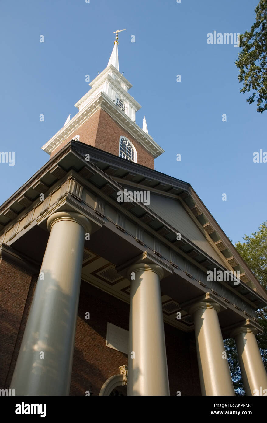 Memorial Church at Harvard University in Cambridge Massachusetts Stock ...