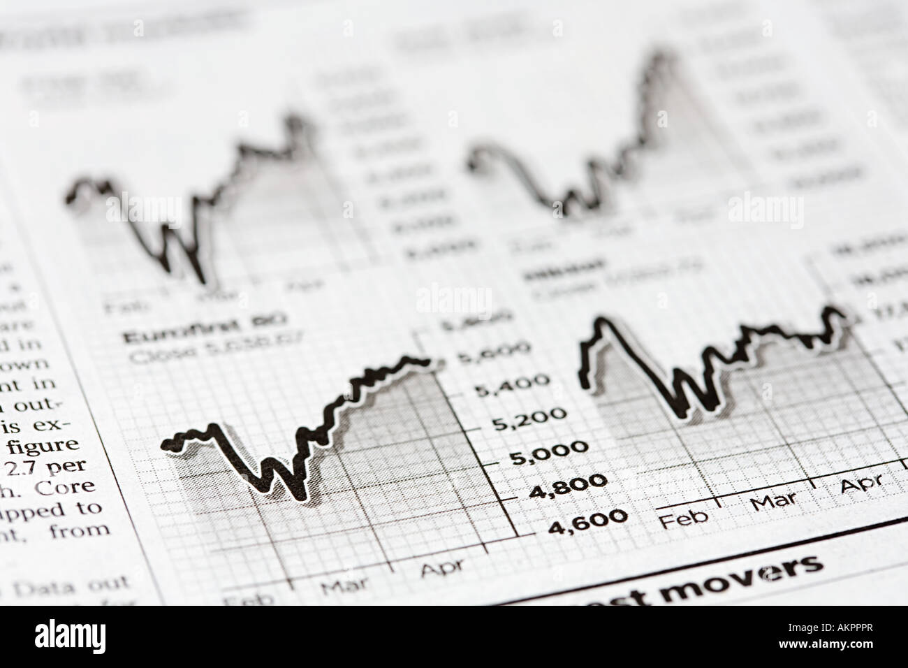 Graph Chart Newspaper High Resolution Stock Photography and Images - Alamy