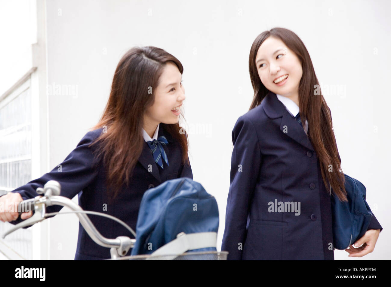 Girls' high school student Stock Photo - Alamy