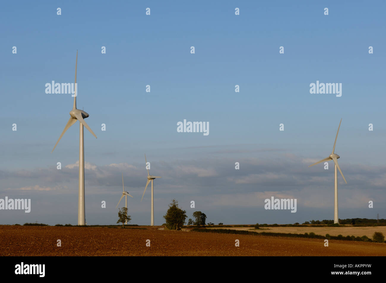 Burton Wold Wind Farm Northamptonshire England UK Stock Photo - Alamy