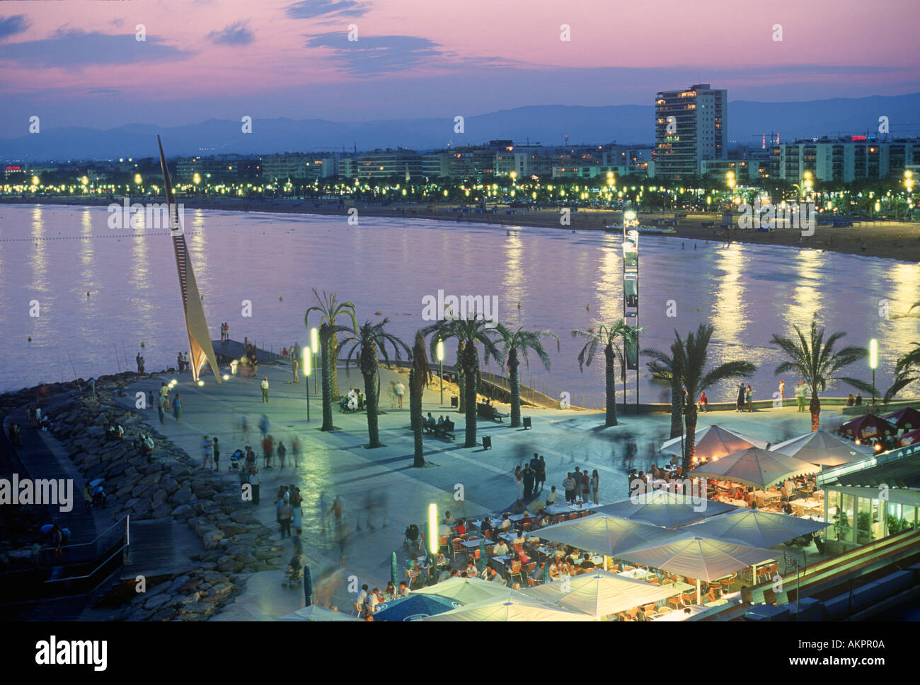 Costa salou beach scene hi-res stock photography and images - Alamy