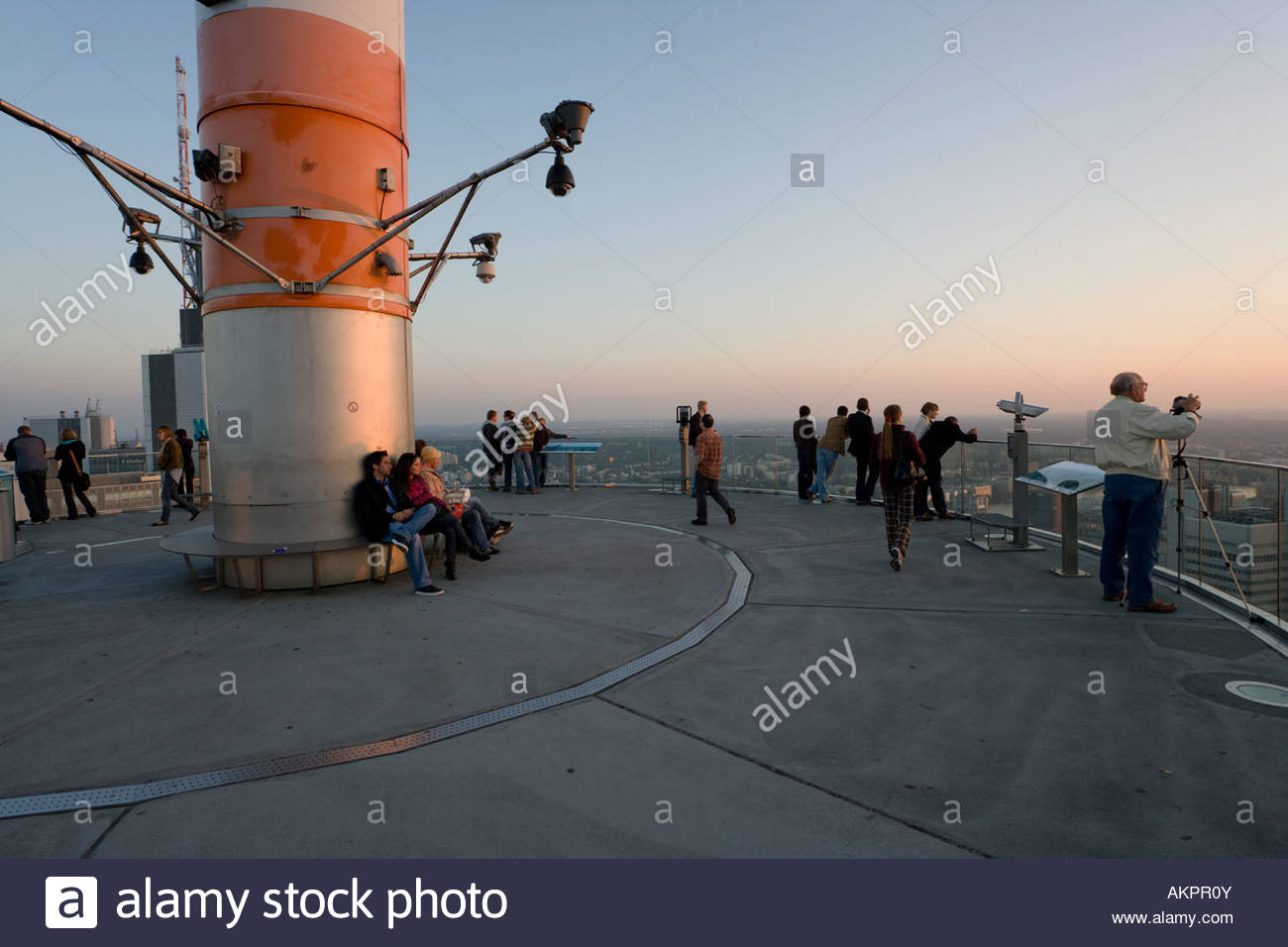 Main Tower Viewing Platform Germany Stock Photos & Main Tower Viewing ...