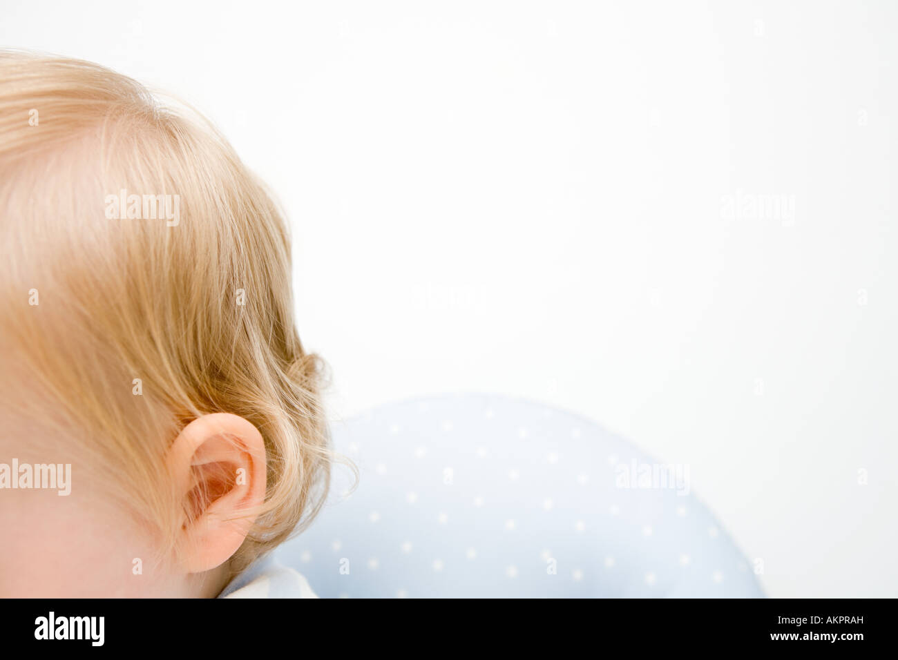 A babys head Stock Photo - Alamy