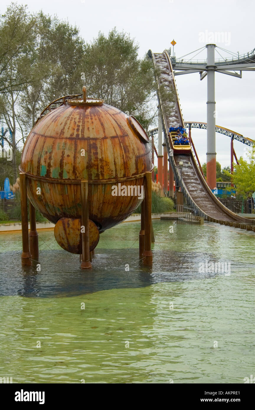 Tidal Wave Ride Thorpe Park Stock Photo - Alamy
