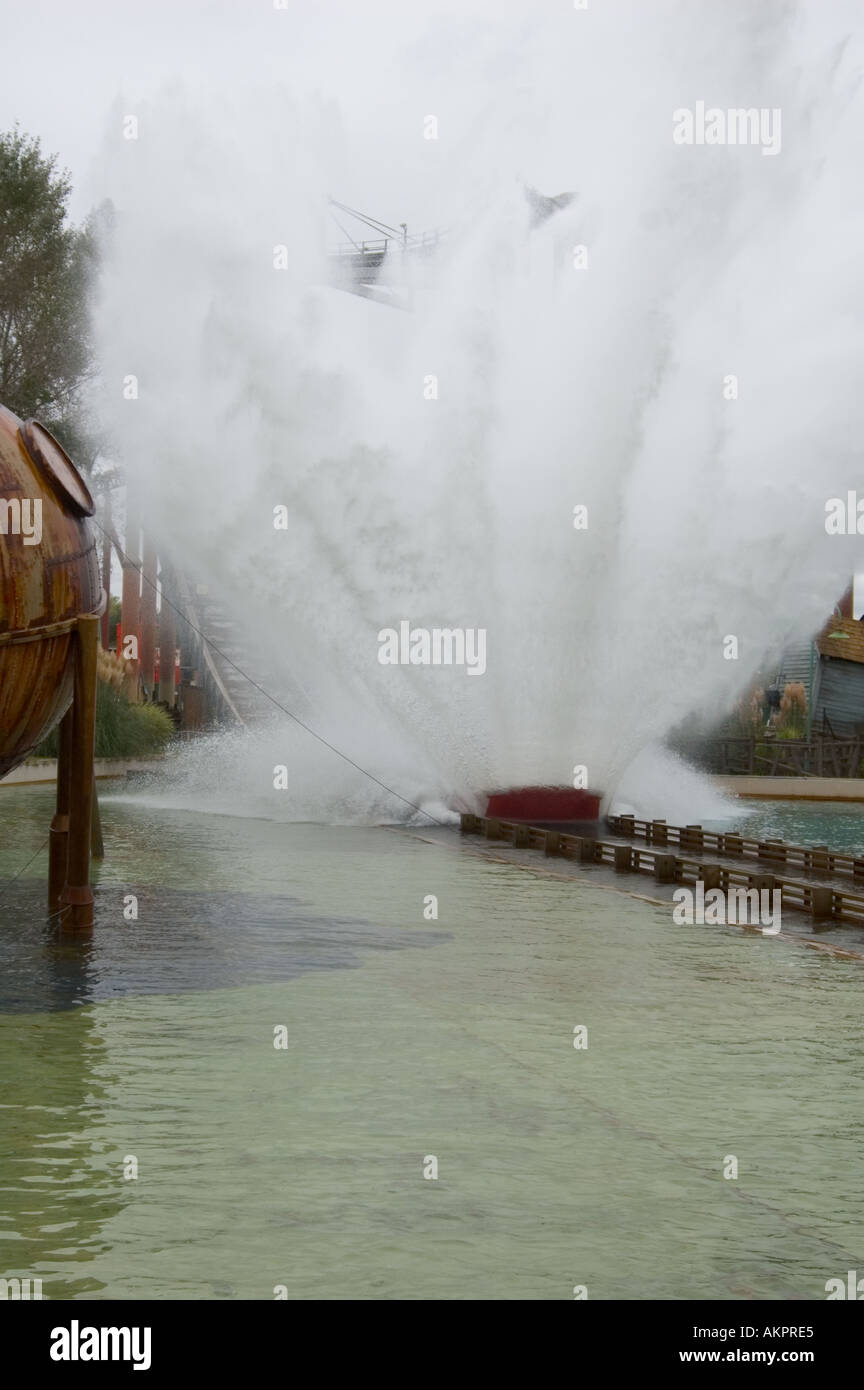 Tidal Wave Ride Thorpe Park Stock Photo - Alamy