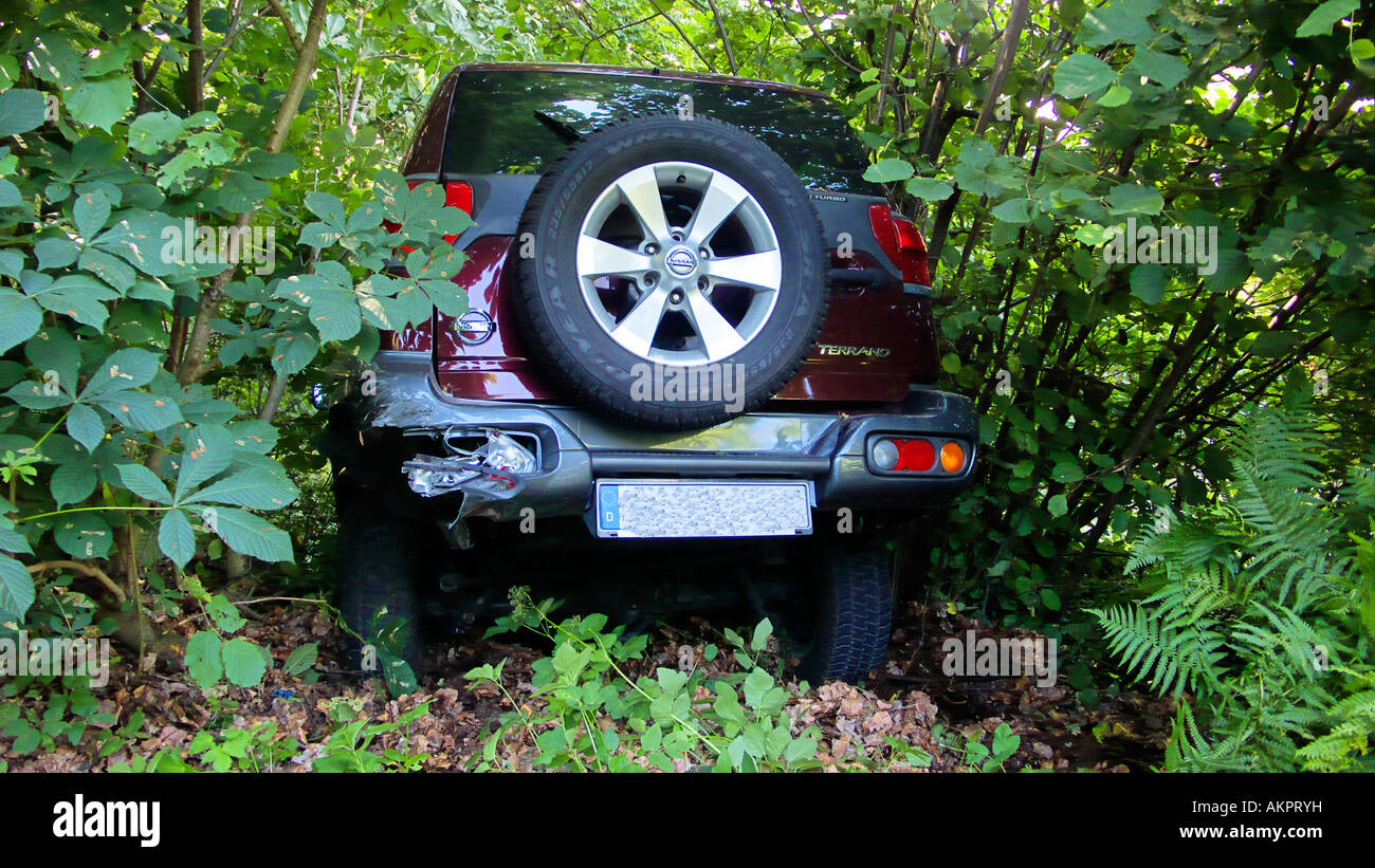 traffic, accident, rear-end collision, damage, damaging, total loss ...