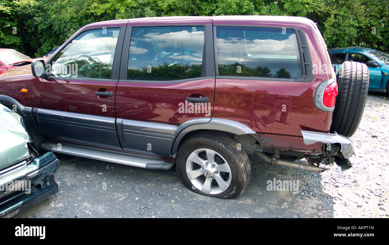 traffic, accident, rear-end collision, damage, damaging, total loss ...