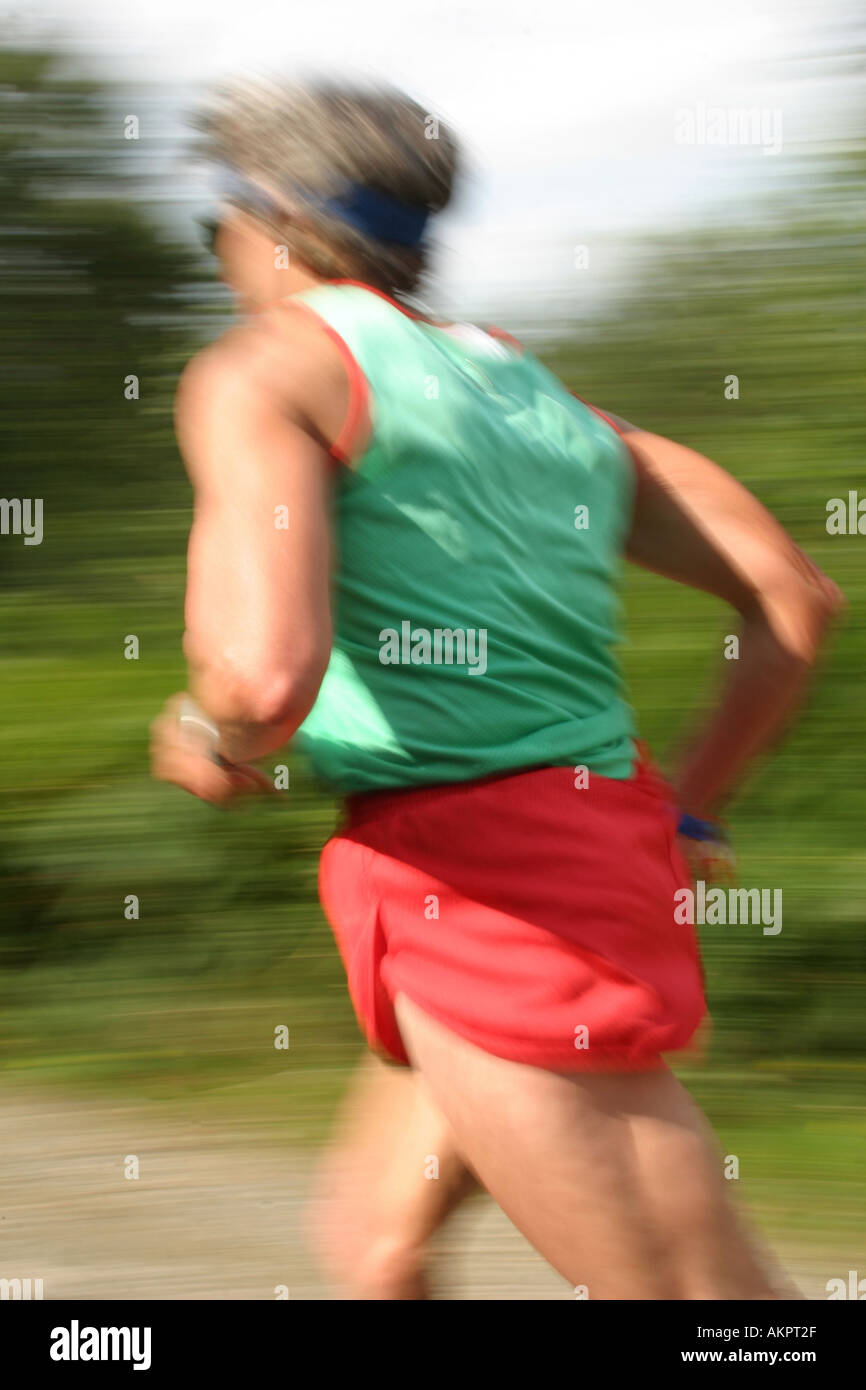 woman running in the world championship fell running competition 2005 ...