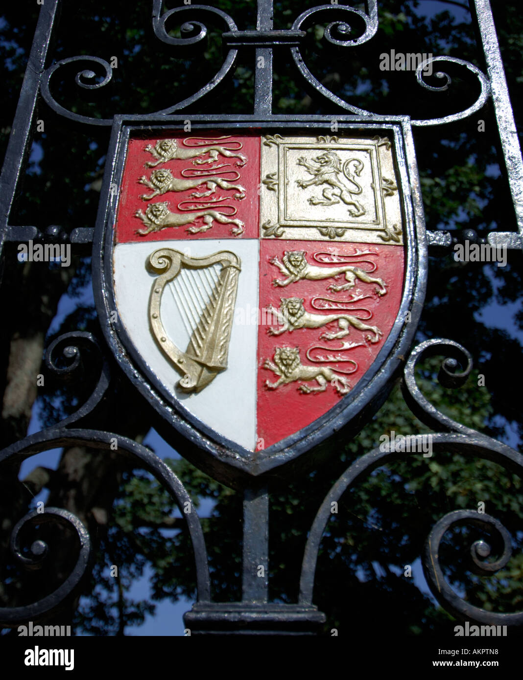 Gate coat arms christ church hi-res stock photography and images - Alamy