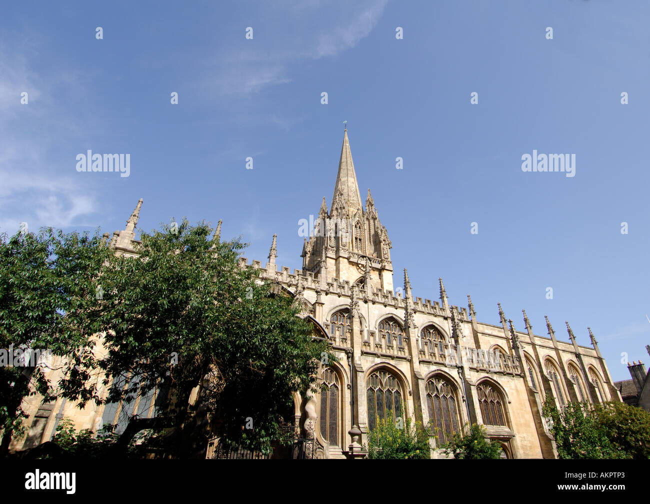 The University Church of St Mary the Virgin Stock Photo - Alamy