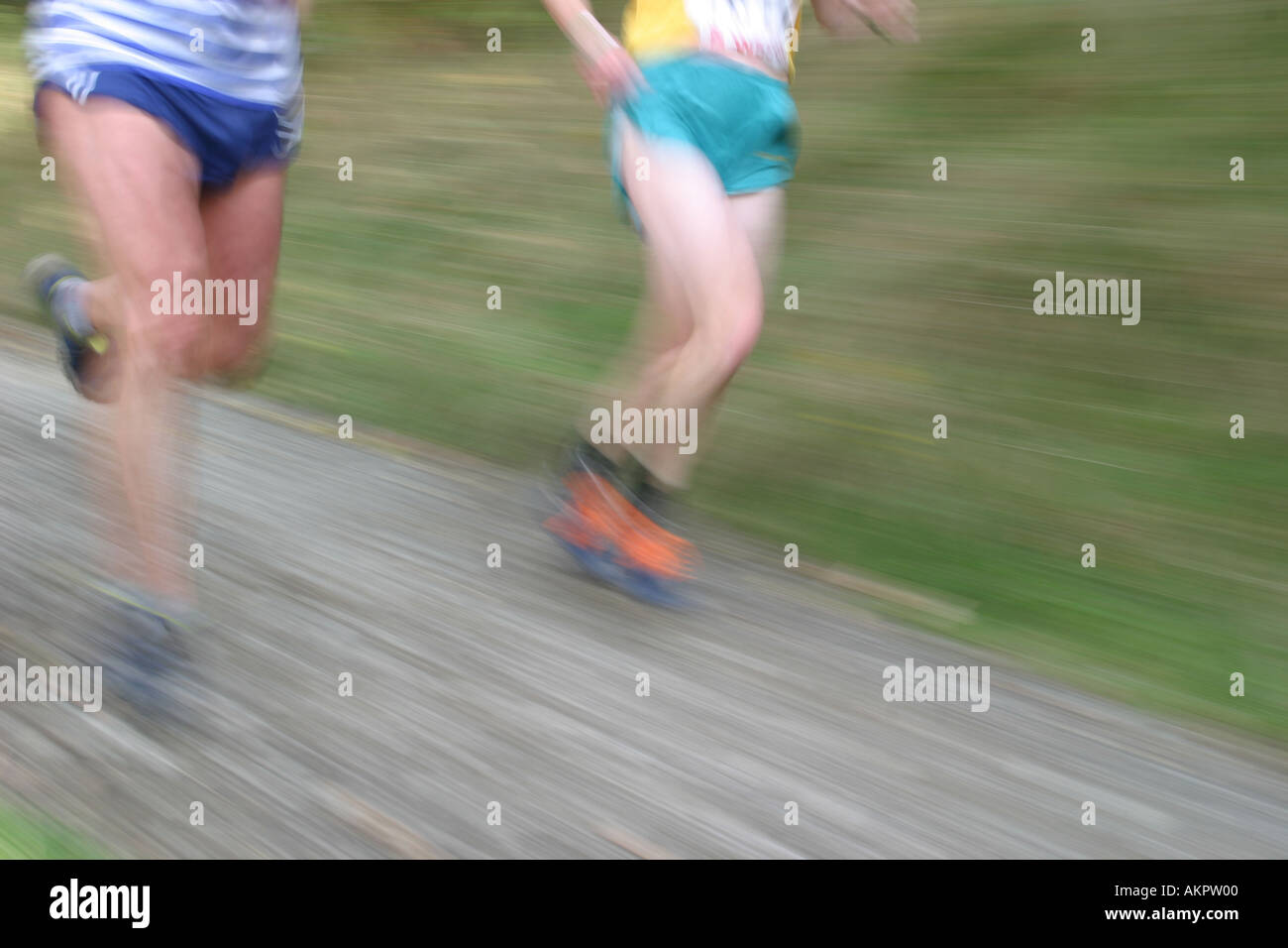 men running in the world championship fell running competition 2005 at ...