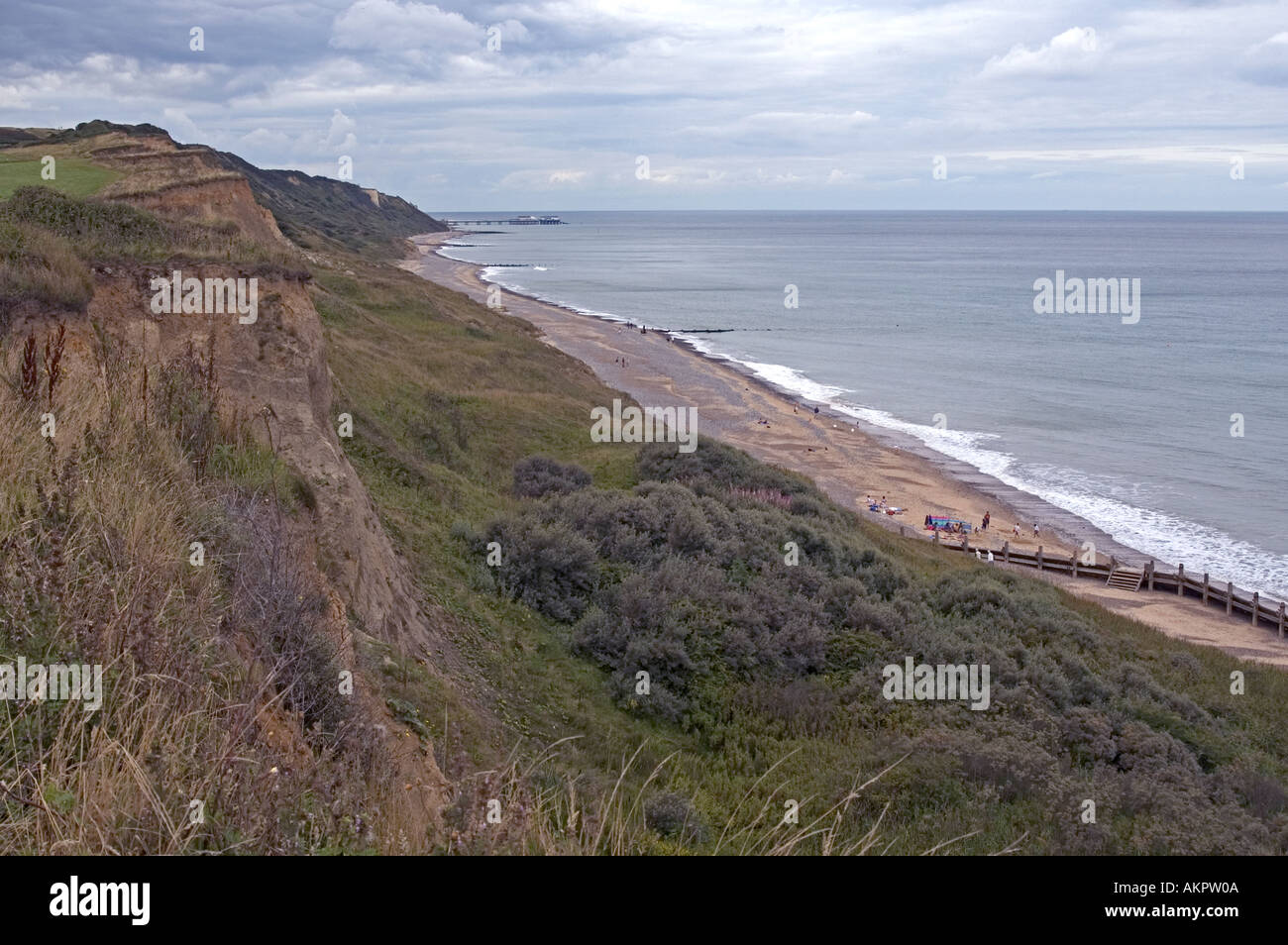 East runton beach erosion hi-res stock photography and images - Alamy