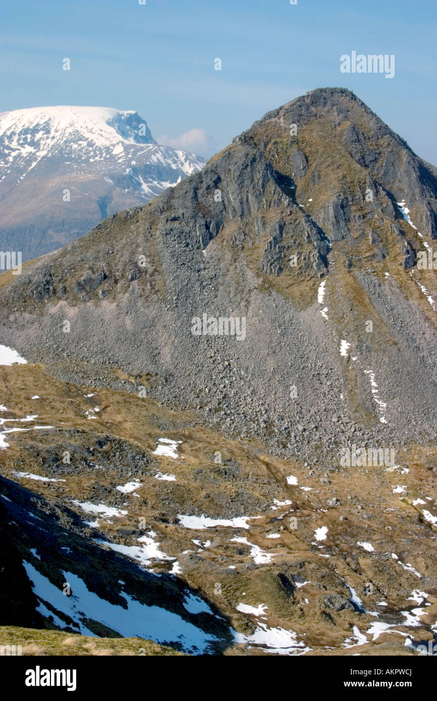 An Garbhanach, Mamores range nr Kinlochleven, Highlands of Scotland ...