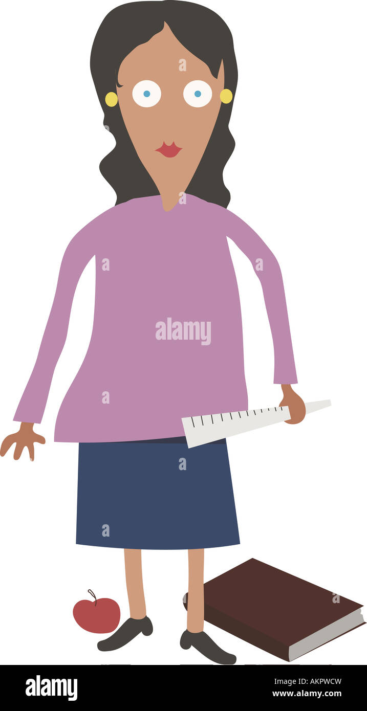 Teacher illustration hi-res stock photography and images - Alamy