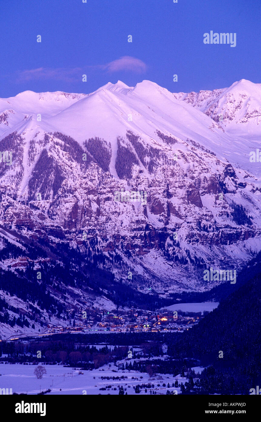 Telluride ,Colorado at night Stock Photo - Alamy