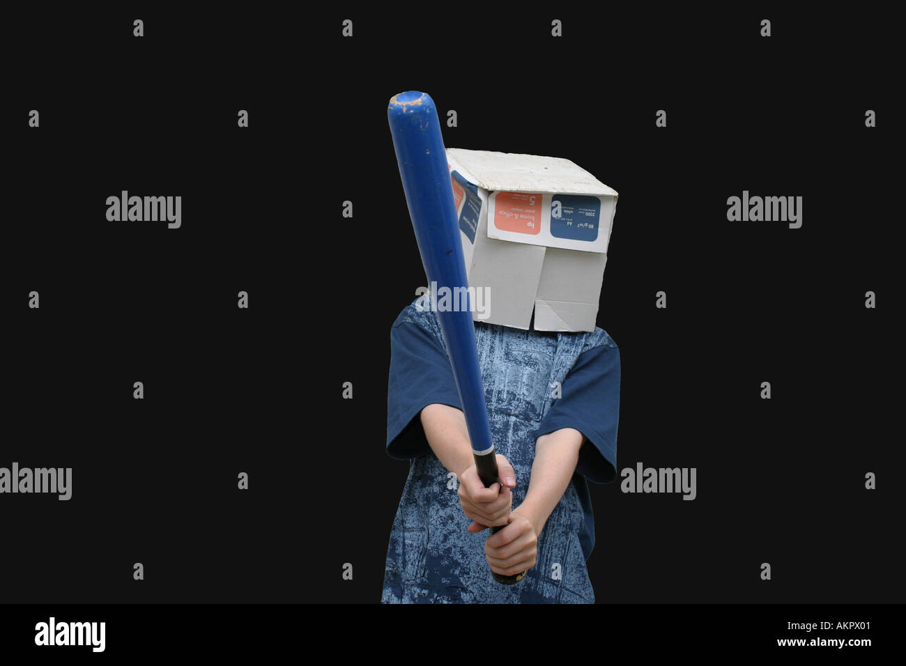 thug swinging a baseball bat Stock Photo - Alamy