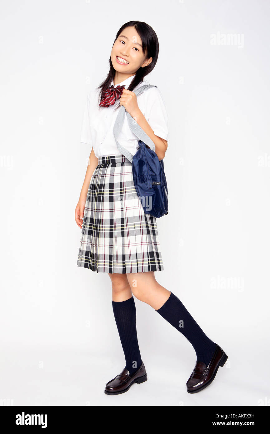 Portrait of high school girl Stock Photo - Alamy