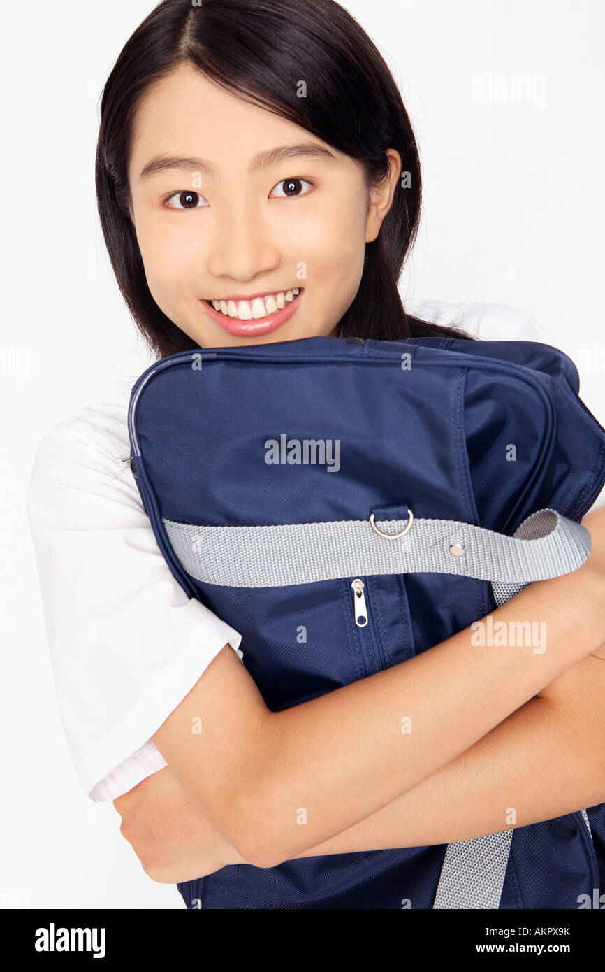 Portrait of high school girl Stock Photo - Alamy