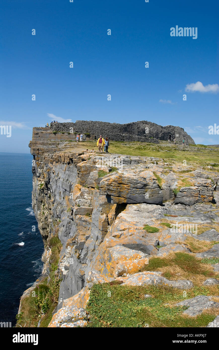 Dun Angus Fort, Inishmore, Aran Islands, Ireland Stock Photo - Alamy