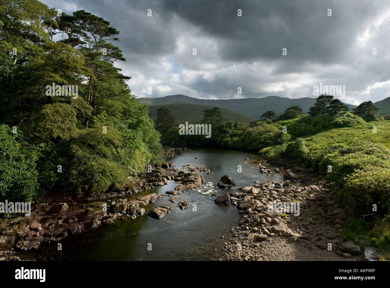 Erriff River, Ashleigh Falls, Co Mayo, Ireland Stock Photo - Alamy