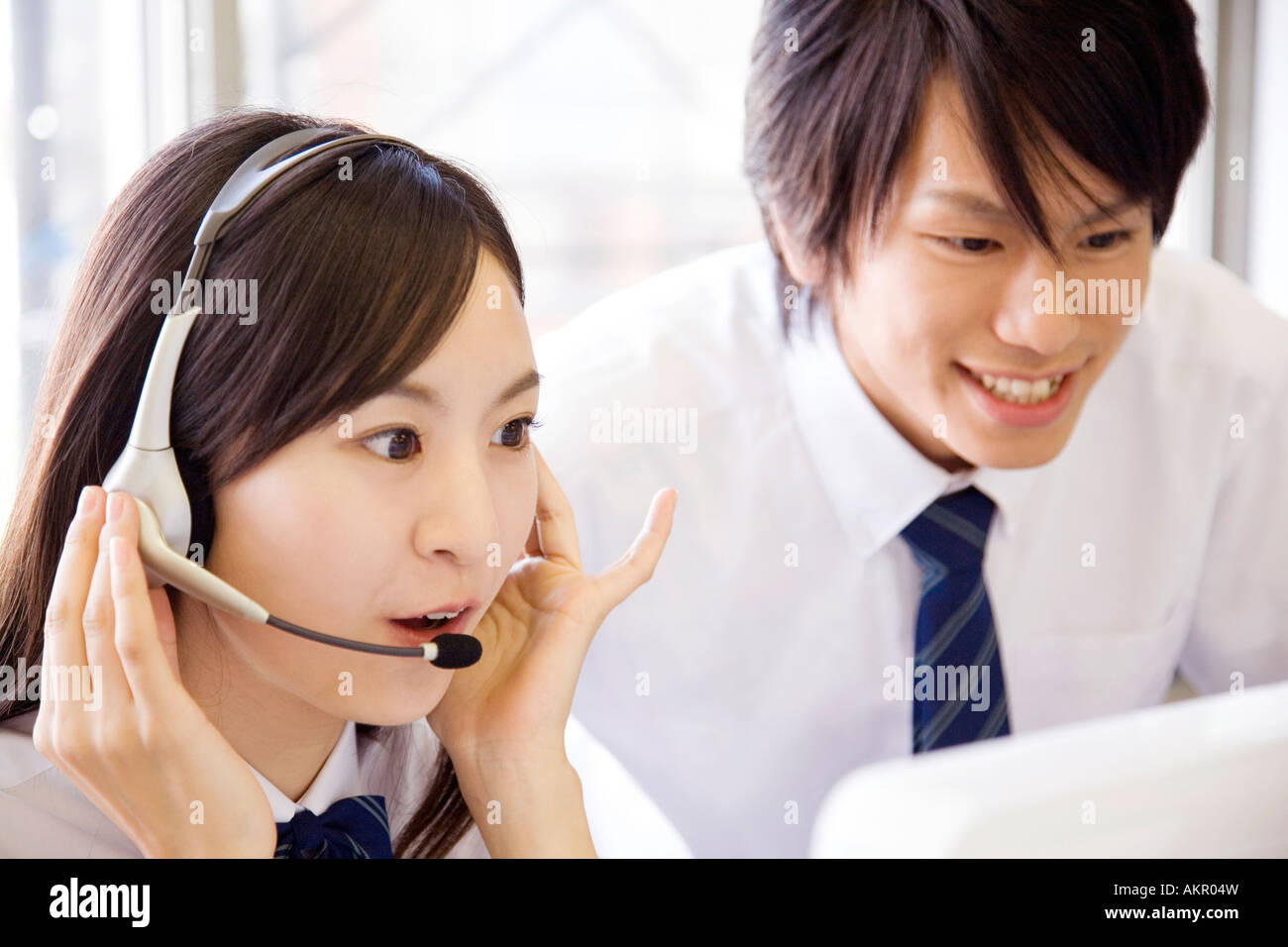 School radio broadcast hi-res stock photography and images - Alamy