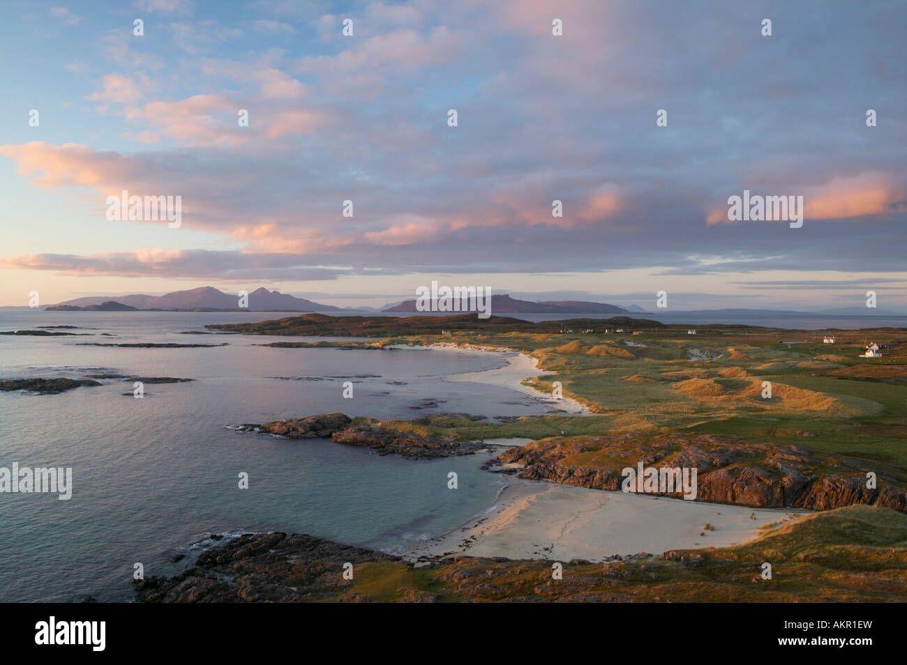 Sanna Bay, Ardnamurchan, Lochaber, Highland, Scotland, UK. View to the ...